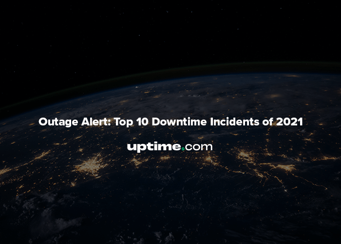 Outage Alert: Top 10 Downtime Incidents of 2021