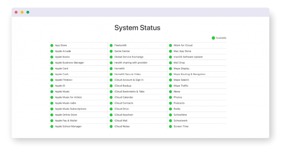 10 Best Examples of Branded Website Status Pages