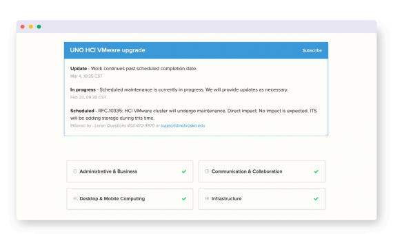 10 Best Examples of Branded Website Status Pages